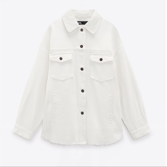 Zara | Jackets & Coats | Zara Corduroy Overshirt | Poshmark